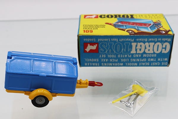 ミニカーショップ ケンボックス CORGI TOYS★109★PENNYBURN WORKMEN'S TRAILER ※コーギー・タイヤ汚れ ...