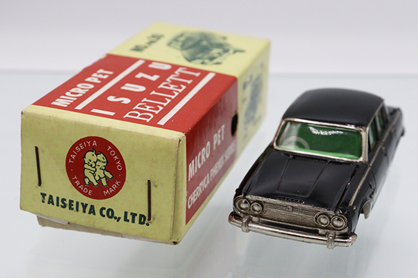 ミニカーショップ ケンボックス 大盛屋★No.PHE30★いすゞベレット (黒) ※アンチモニー製・ミクロペット・塗装少浮き・箱スレ、少破れ ...