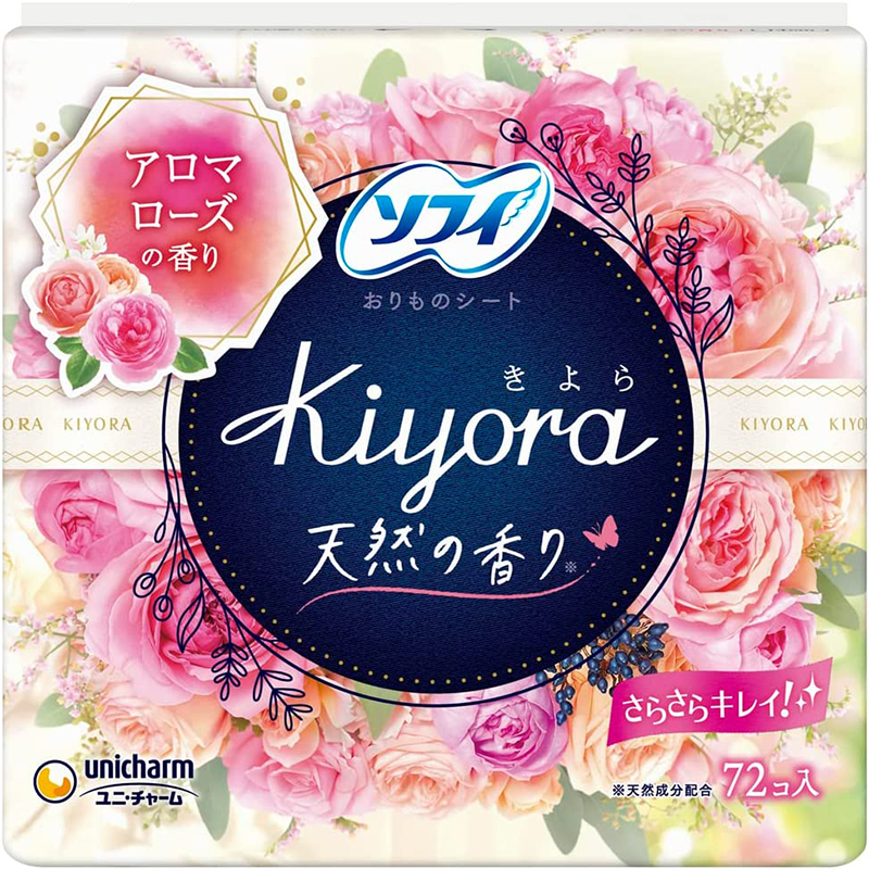 ソフィ Kiyora アロマローズの香り 72個 けんこーさかすドットコム