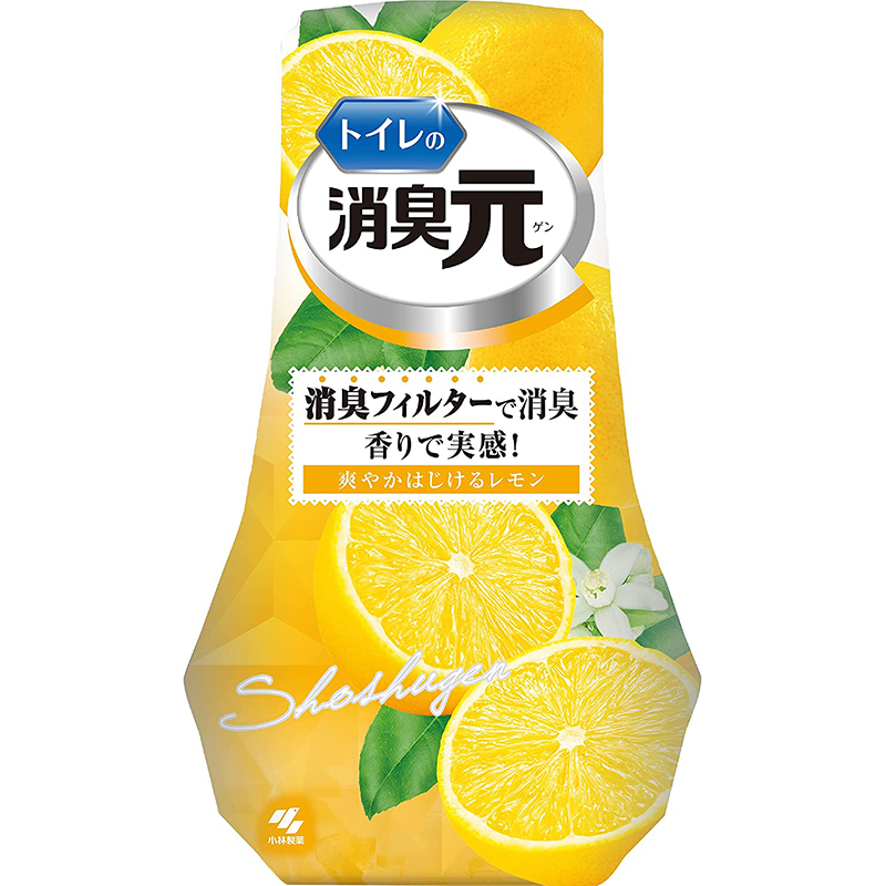 トイレの消臭元 爽やかはじけるレモンの香り 400ml けんこーさかすドットコム