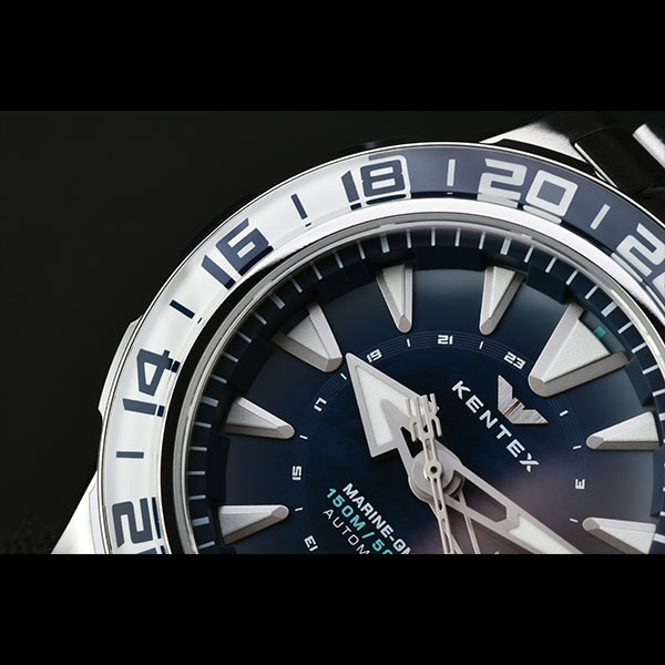 【ブティック限定50本】KENTEX マリンGMT ブルーMOP／ KENTEX MARINE GMT Blue-MOP [S820X-05]
