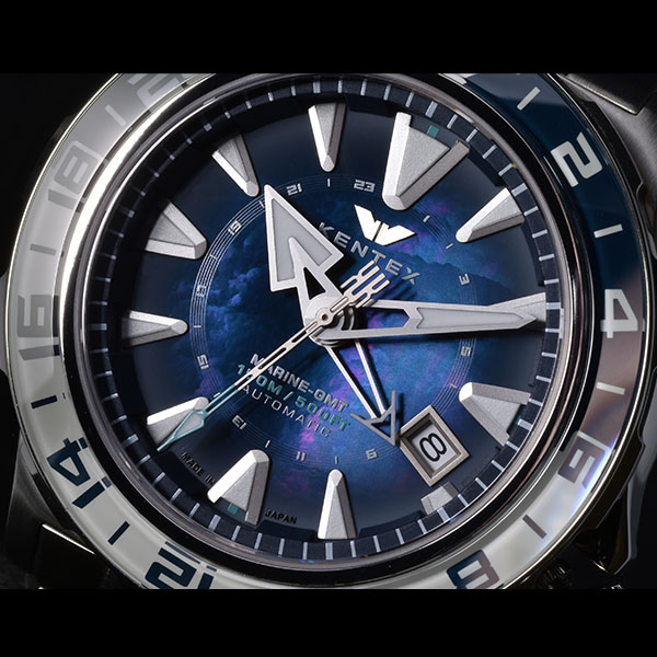 【ブティック限定50本】KENTEX マリンGMT ブルーMOP／ KENTEX MARINE GMT Blue-MOP [S820X-05]