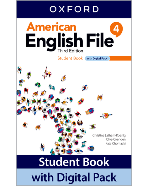 AMERICAN ENGLISH FILE (3/E) 4: Student Book w/Digital Pack こども英語教材 Kids ...