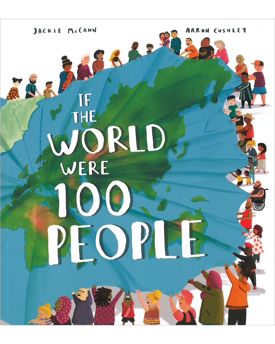 KM108: IF THE WORLD WERE 100 PEOPLE こども英語教材 Kids Mart