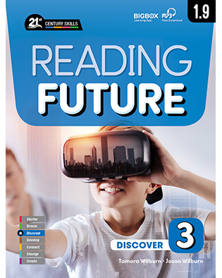 READING FUTURE DISCOVER 3: Student Book w/Workbook and Student Digital Materials こども英語教材 Kids Mart