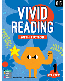 VIVID READING WITH FICTION STARTER 1: Student Book w/Workbook こども英語教材 ...