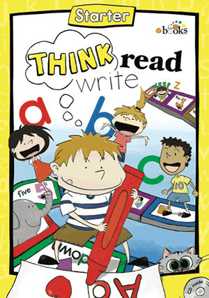 THINK READ WRITE STARTER Student Book (with CD) こども英語教材 Kids Mart