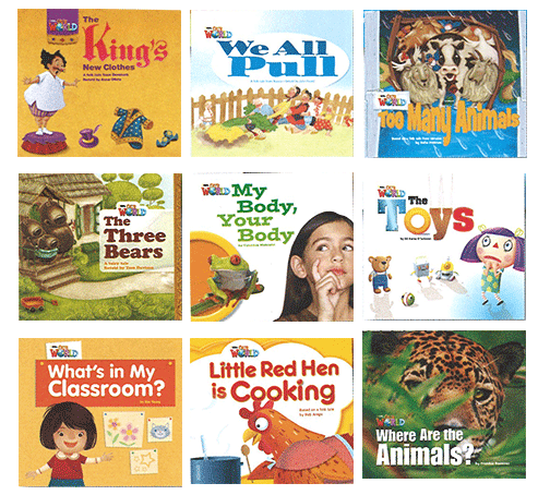 OUR WORLD READER 1: LIBRARY SET (9冊) こども英語教材 Kids Mart