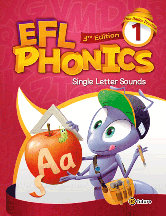 EFL PHONICS (3/E) 1: Student Book w/Workbook, Audio & Cards こども英語教材 ...