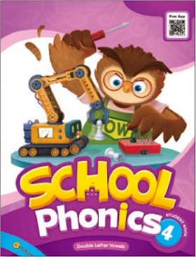 SCHOOL PHONICS 4: Student Book w/Audio こども英語教材 Kids Mart