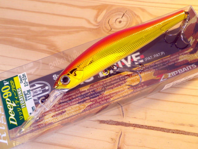 ジップベイツ リッジ ディープ 90 (ZIP Baits Rigge 90F DEEP ) 【シーバスルアー専門店 キングフィッシャー】