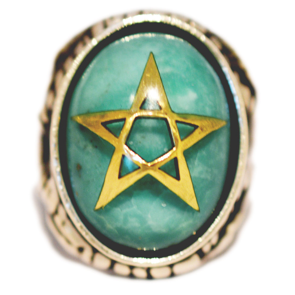 アレックスストリーター ALEX STREETER エンジェルハートリング【スプリングリミテッド】ターコイズ 18Kゴールドカセドラルスター KINGS ROAD(キングスロード)