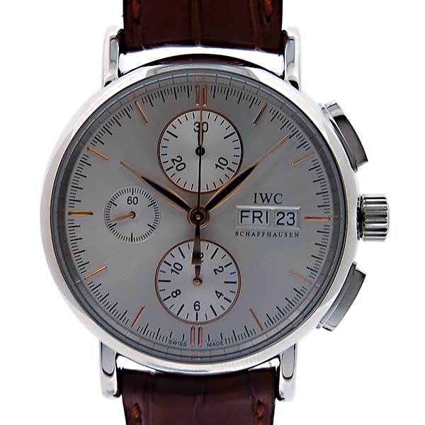 IWC ポートフィノ クロノグラフ IW378302 3783-02 シルバー 自動巻 新品 Zetton(ゼットン)
