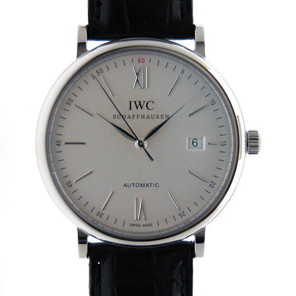 IWC ポートフィノ IW356404 ミッドサイズ シルバー 自動巻 34mm 革ベルト 新品 Zetton(ゼットン)