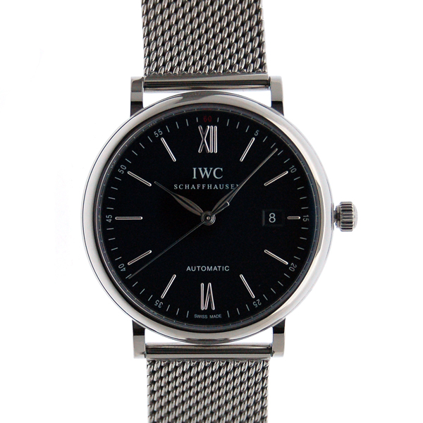 IWC ポートフィノ IW356404 ミッドサイズ シルバー 自動巻 34mm 革ベルト 新品 Zetton(ゼットン)