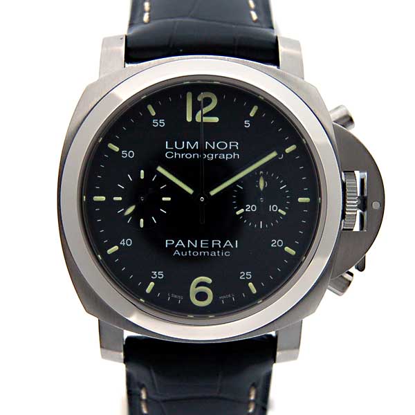 パネライ PANERAI ルミノールクロノグラフ 40mm PAM00310 自動巻 100m防水 革ベルト 新品 Zetton(ゼットン)