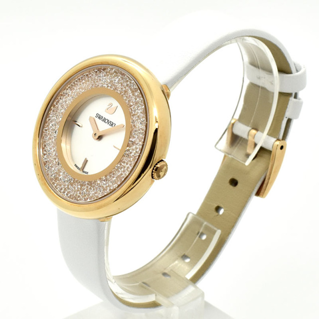 スワロフスキー SWAROVSKI クリスタルライン ピュア 5376083 クォーツ 34mm 未使用品 Zetton(ゼットン)