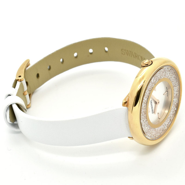 スワロフスキー SWAROVSKI クリスタルライン ピュア 5376083 クォーツ 34mm 未使用品 Zetton(ゼットン)