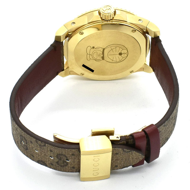 グッチ GUCCI ダイブ ドラえもん YA136335 中古