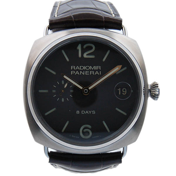 パネライ PANERAI ラジオミール 8デイズ チタニオ PAM00346 45mm 手巻き ブラウン 新品 Zetton(ゼットン)