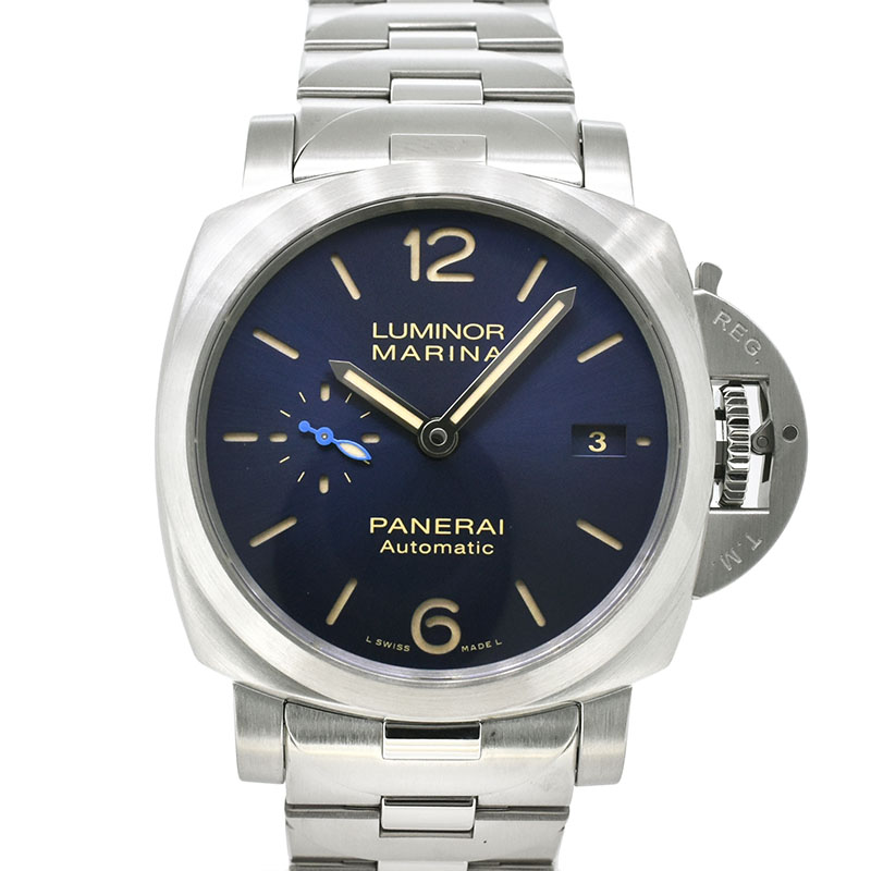パネライ PANERAI ルミノール マリーナ 42mm PAM01028 ブルー 新品 Zetton(ゼットン)