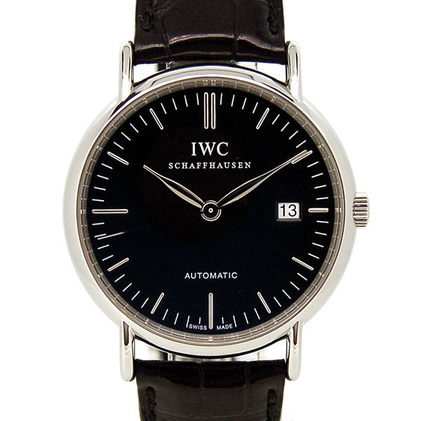 IWC ポートフィノ IW356305 自動巻 ブラック 39mm 革ベルト USED 中古 Zetton(ゼットン)