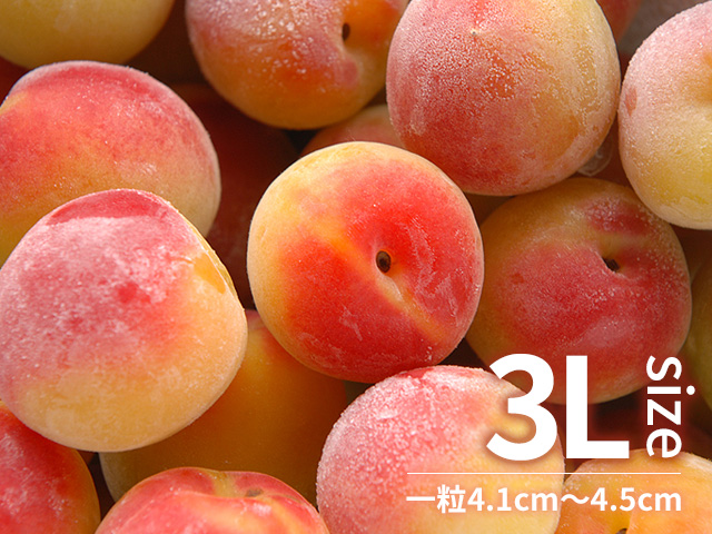 冷凍梅 氷結青梅「NANKOU」厳選紅南高梅 3Lサイズ 1kg｜南高梅の農家直送・青梅通販「紀州梅苑」