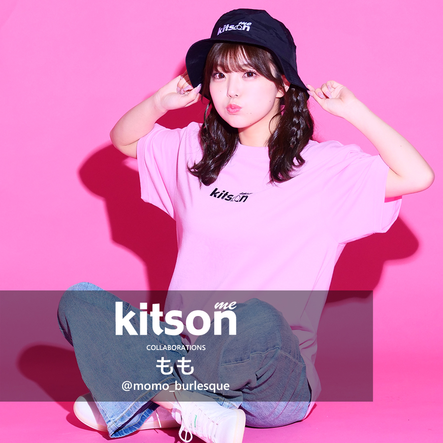 もも×Kitson me コラボバケットハット