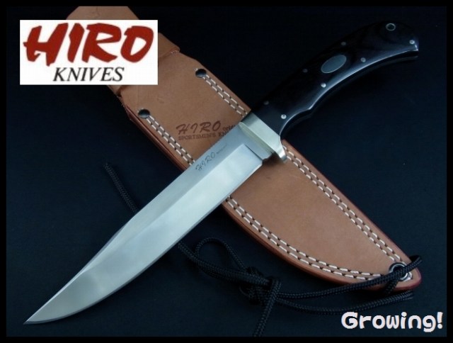 ナイフショップ グローイング！ IC CUT【ICカット】 HIRO KNIVES【ヒロ ナイフ】 ヒロオリジナル ハンター【銀紙1号】2210/NP