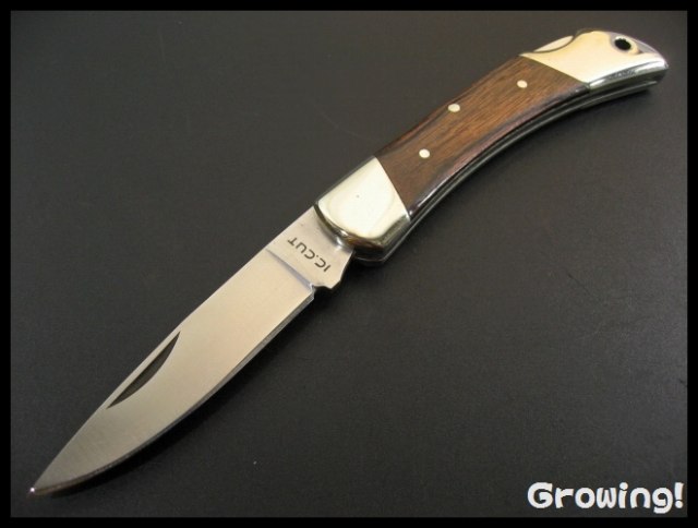 ナイフショップ グローイング！ IC CUT【ICカット】 シルバームース S パッカウッド