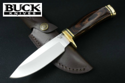 ナイフショップ グローイング！ BUCK【バック】ナイフ バンガード 【420HC】【ウッド】Vanguard 192BRS