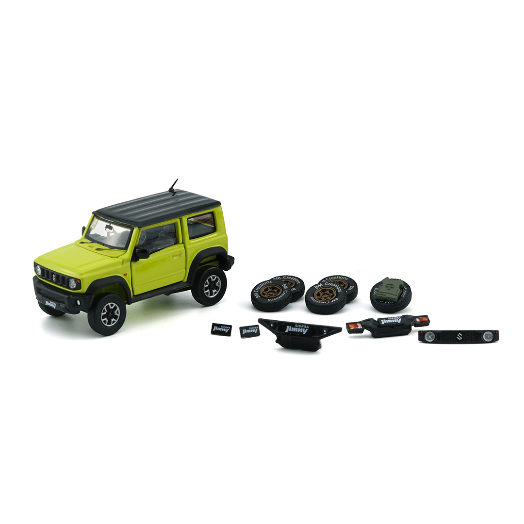 BM CREATIONS スズキ ジムニー (JB74) 2019 キネティックイエロー/ブラックトップ RHD KB MART