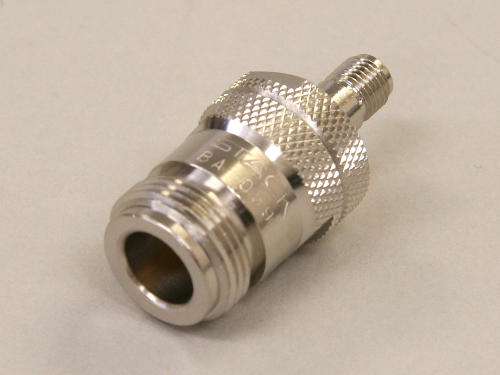 50Ω N型ジャック-SMA型ジャック変換アダプタ【RoHS】 BA059