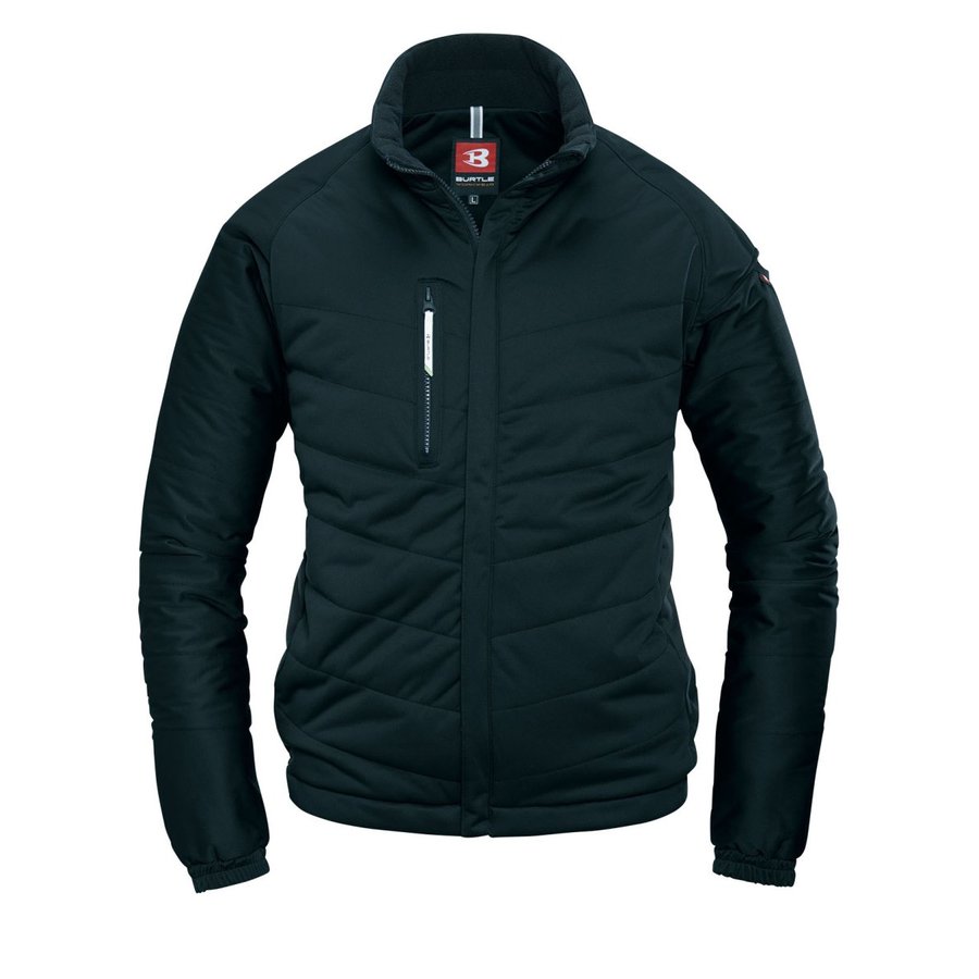 工事資材コム｜防風ストレッチ軽防寒ブルゾン ブラック LL 25493-bkll