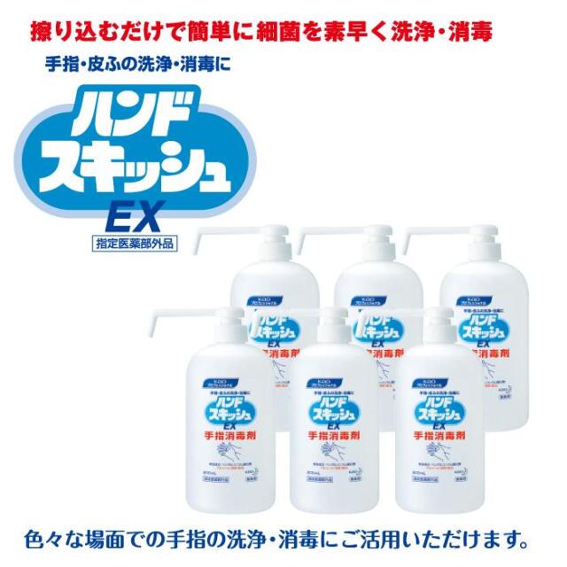 工事資材コム | 花王 ハンドスキッシュEX ロングノズル 800ml 6本入 15633