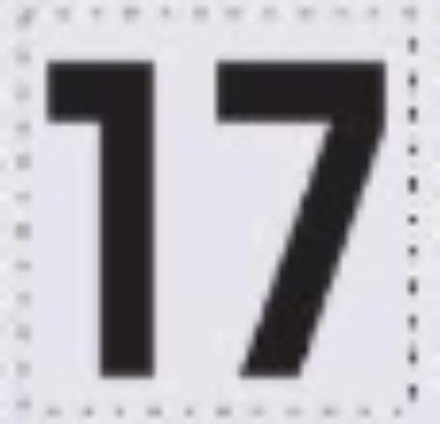 工事資材コム | sk-561用 切り文字シール「17」 tks-sk-561-17