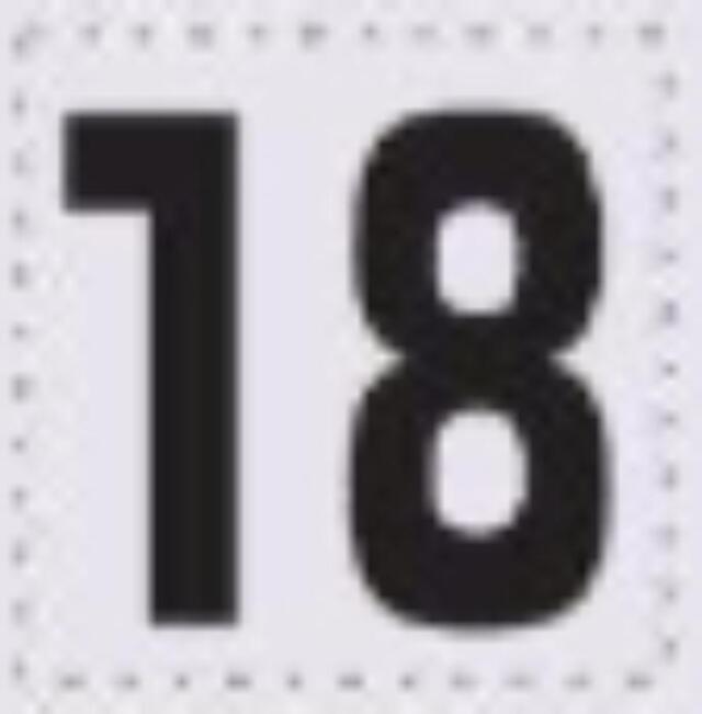 工事資材コム | sk-561用 切り文字シール「18」 tks-sk-561-18