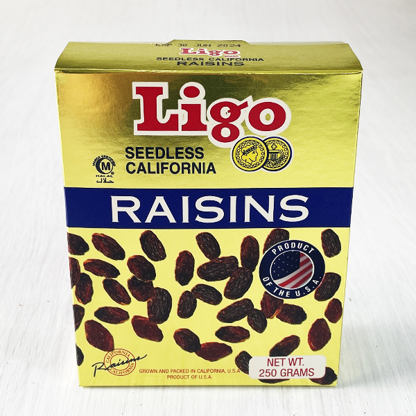 Ligo レーズン 250g ドライフルーツ 種なしカリフォルニアレーズン ドライレーズン リゴー SEEDLESS CALIFORNIA ...