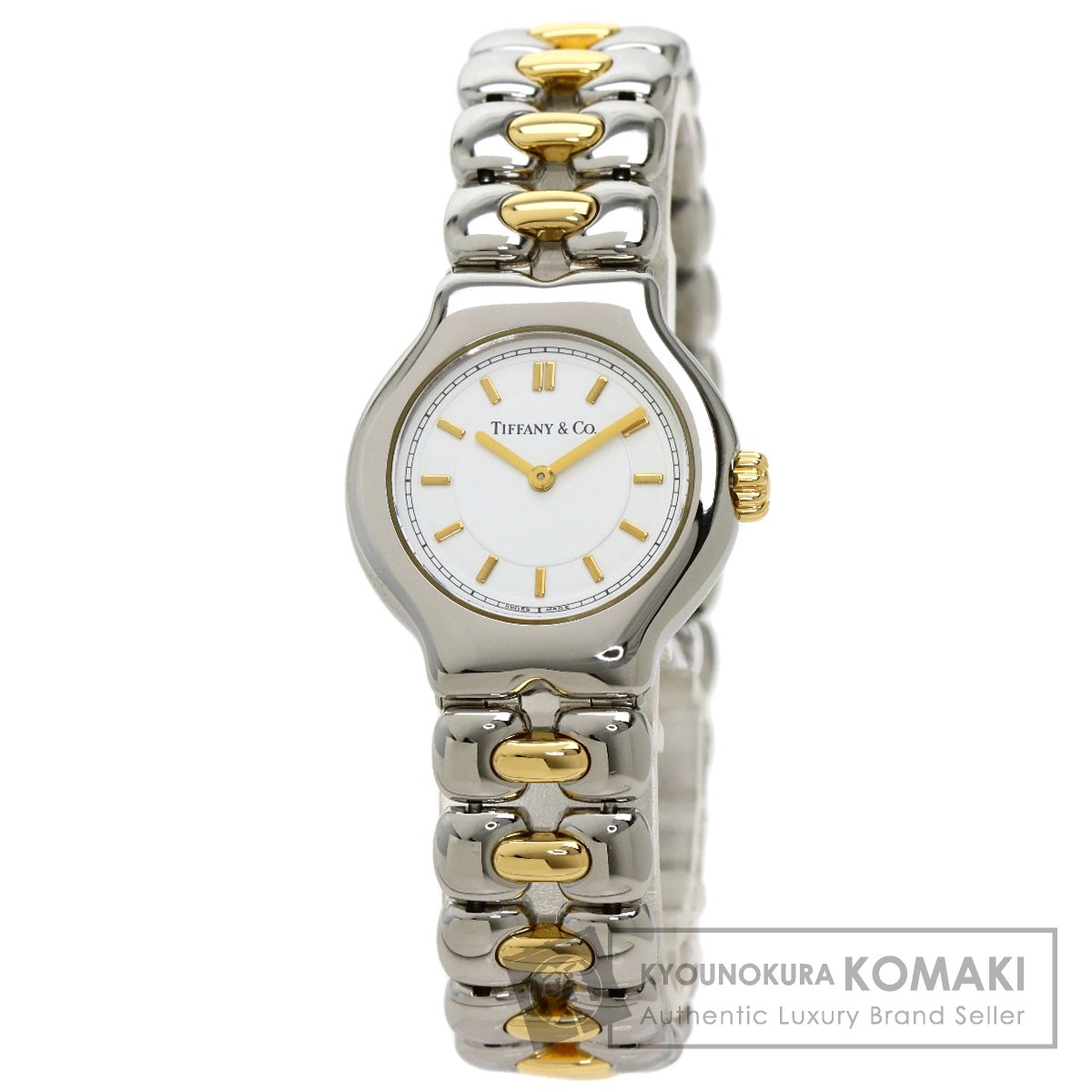 TIFFANY&Co. ティファニー L0112 ティソロ 腕時計 ステンレススチール/SSxGP レディース ブランド京の蔵小牧 ネット販売部