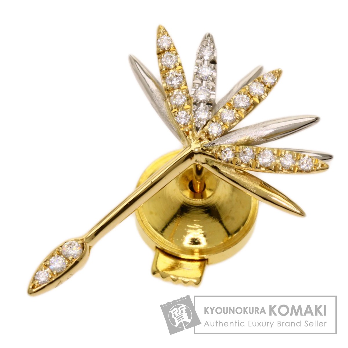 NOBUKO ISHIKAWA 石川暢子 たんぽぽの綿毛 ダイヤモンド ブローチ プラチナPT900/K18YG レディース ブランド京の蔵小牧 ネット販売部