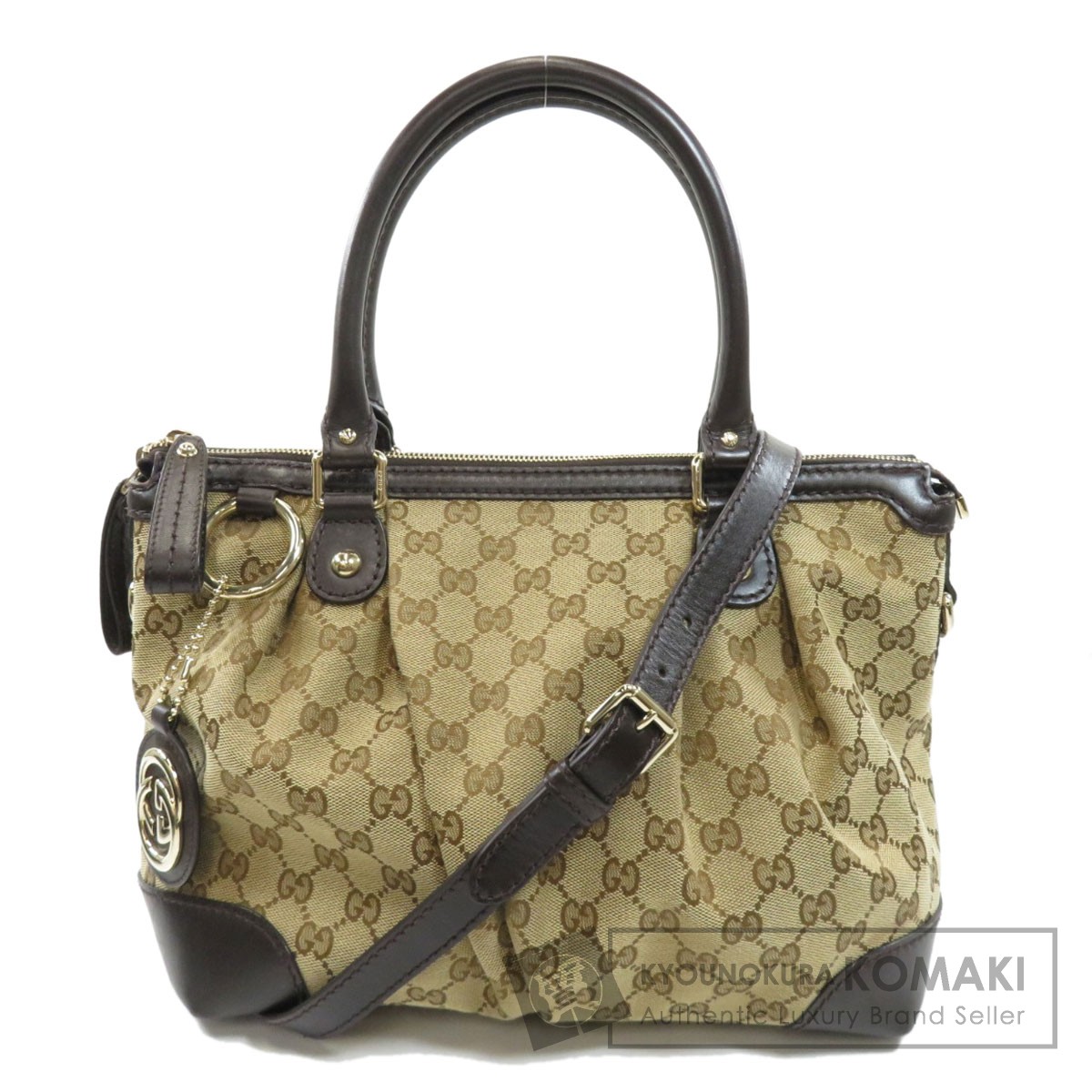 GUCCI グッチ 247902 GG 2WAY トートバッグ キャンバス/レザー レディース ブランド京の蔵小牧 ネット販売部