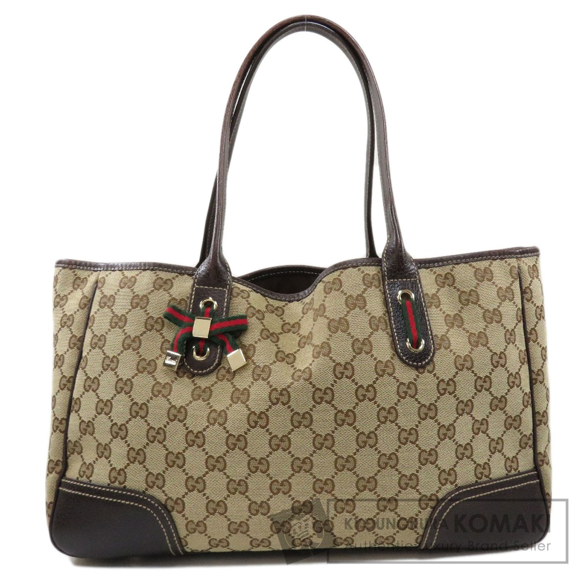 GUCCI グッチ 163805 GG プリンシーリボン トートバッグ キャンバス レディース ブランド京の蔵小牧 ネット販売部