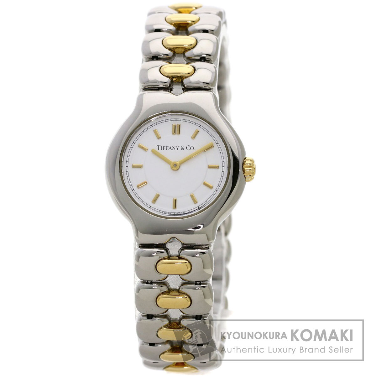 TIFFANY&Co. ティファニー L0112 ティソロ 腕時計 ステンレススチール/SSxGP レディース ブランド京の蔵小牧 ネット販売部