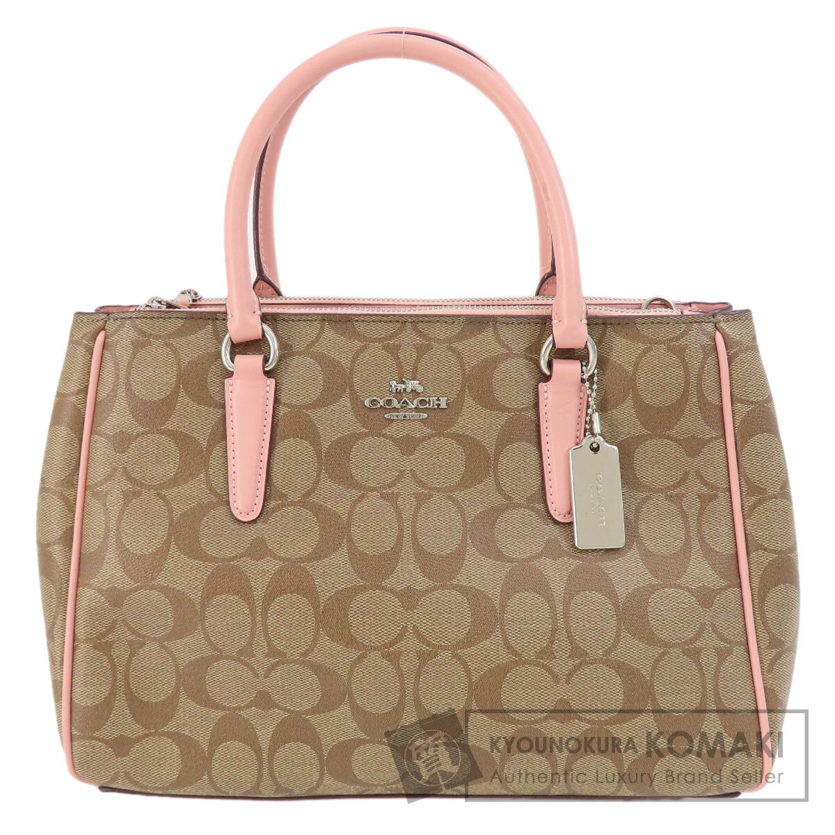 COACH コーチ F67026 シグネチャー ハンドバッグ PVC レディース ブランド京の蔵小牧 ネット販売部