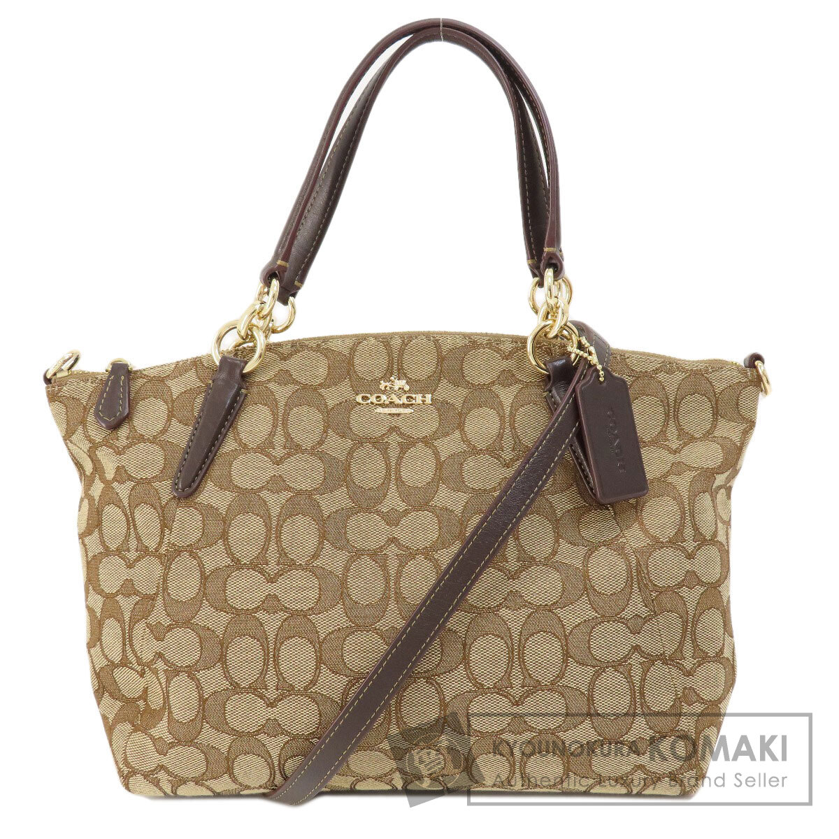 COACH コーチ F36625 シグネチャー 2WAY ハンドバッグ キャンバス レディース ブランド京の蔵小牧 ネット販売部