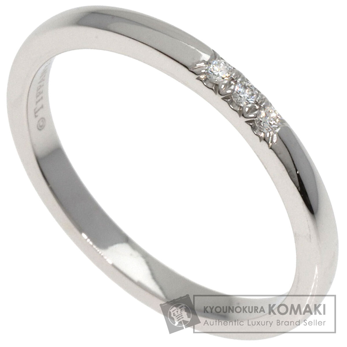 TIFFANY&Co. ティファニー フォーエバー ウェディング 3P ダイヤモンド リング・指輪 プラチナPT950 レディース ブランド京の蔵小牧 ネット販売部