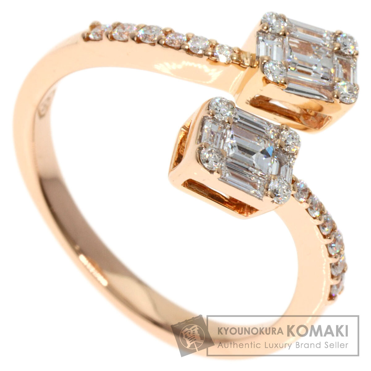 0.47ct ダイヤモンド リング・指輪 K18ピンクゴールド 3g レディース ブランド京の蔵小牧 ネット販売部