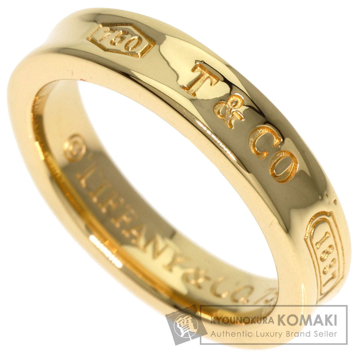 TIFFANY&Co. ティファニー 1837 ナロー リング・指輪 K18イエローゴールド レディース [中古] ブランド京の蔵小牧 ネット販売部