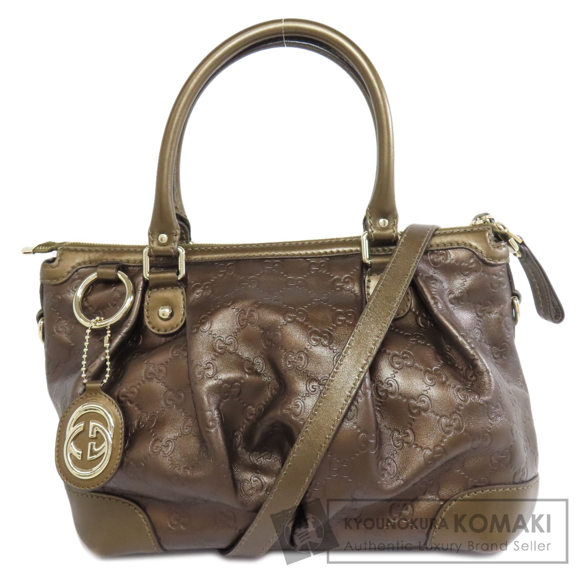 GUCCI グッチ 247902 GGシグネチャー シマ 2WAY トートバッグ レザー レディース ブランド京の蔵小牧 ネット販売部