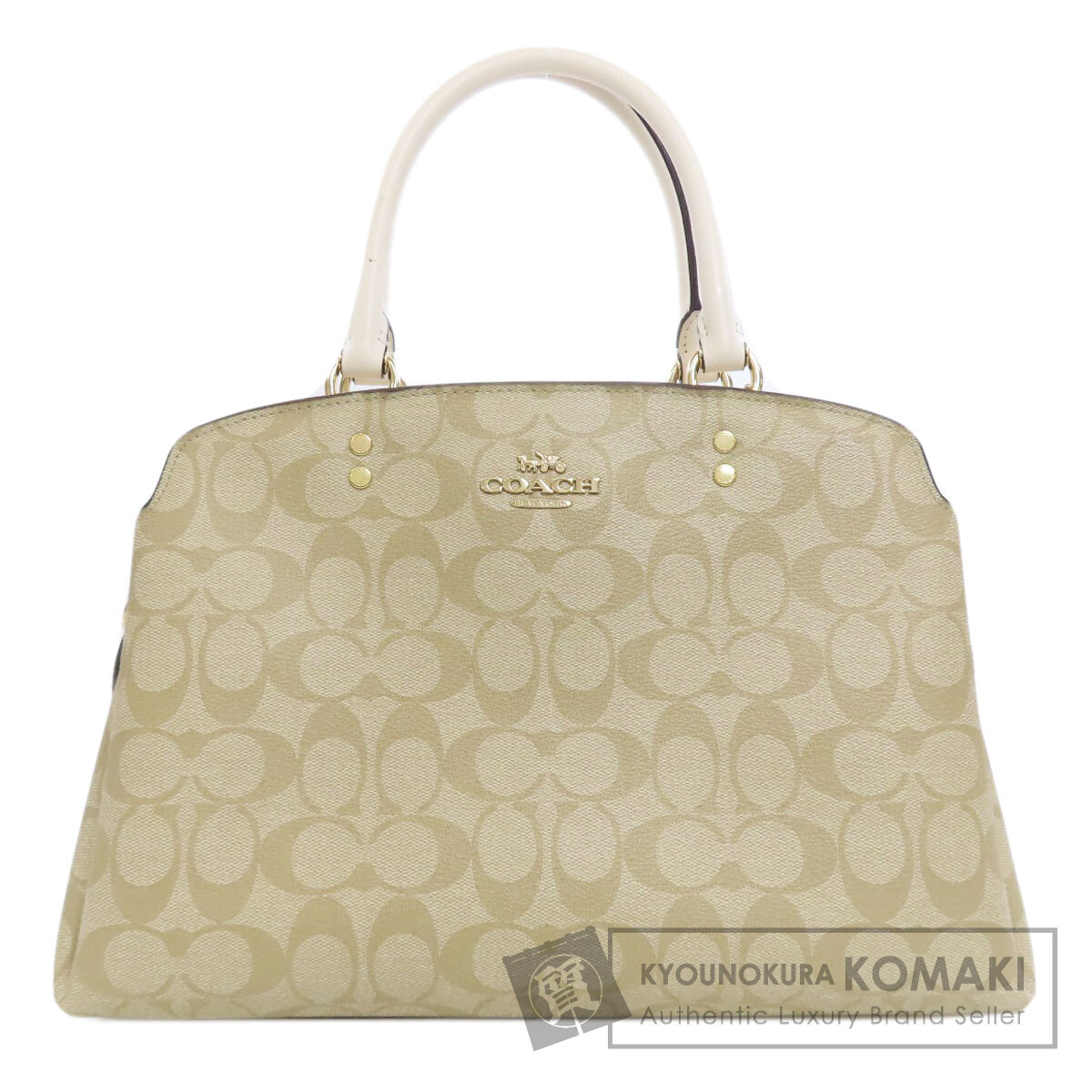 COACH コーチ 91495 シグネチャー ハンドバッグ PVC レディース ブランド京の蔵小牧 ネット販売部